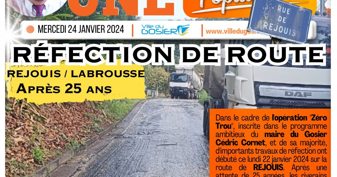 Réfection de route rejouis/Labrousse après 25 ans