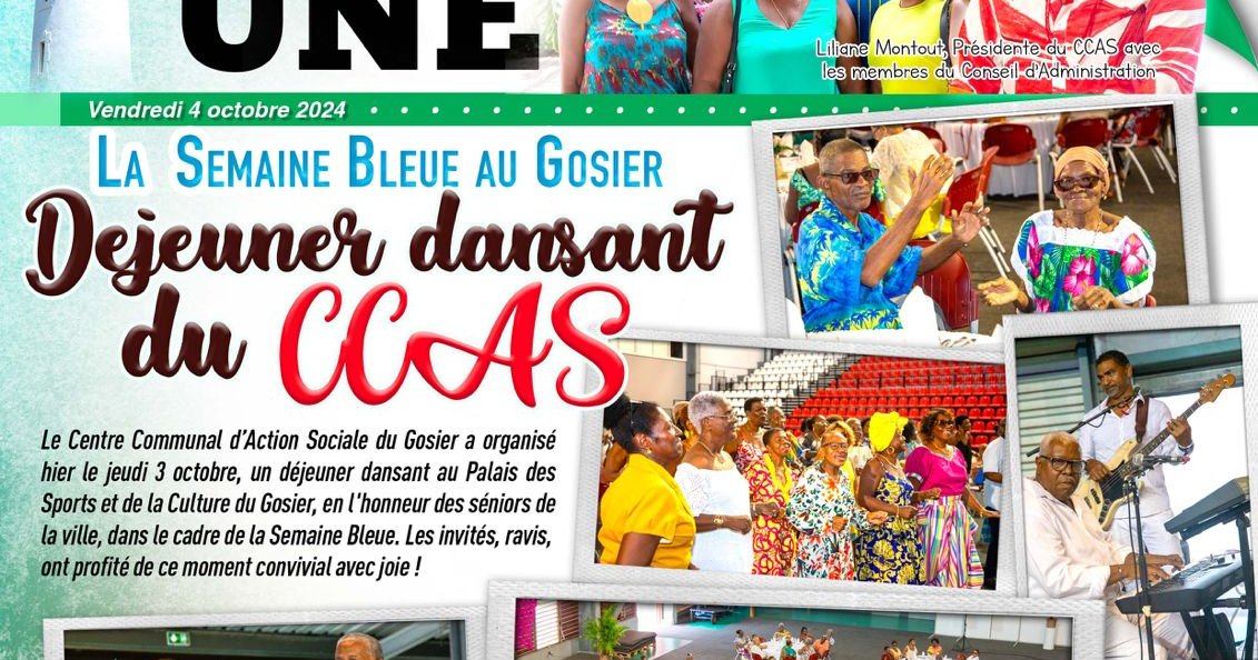 La Semaine Bleue au Gosier : Déjeuner dansant du CCAS
