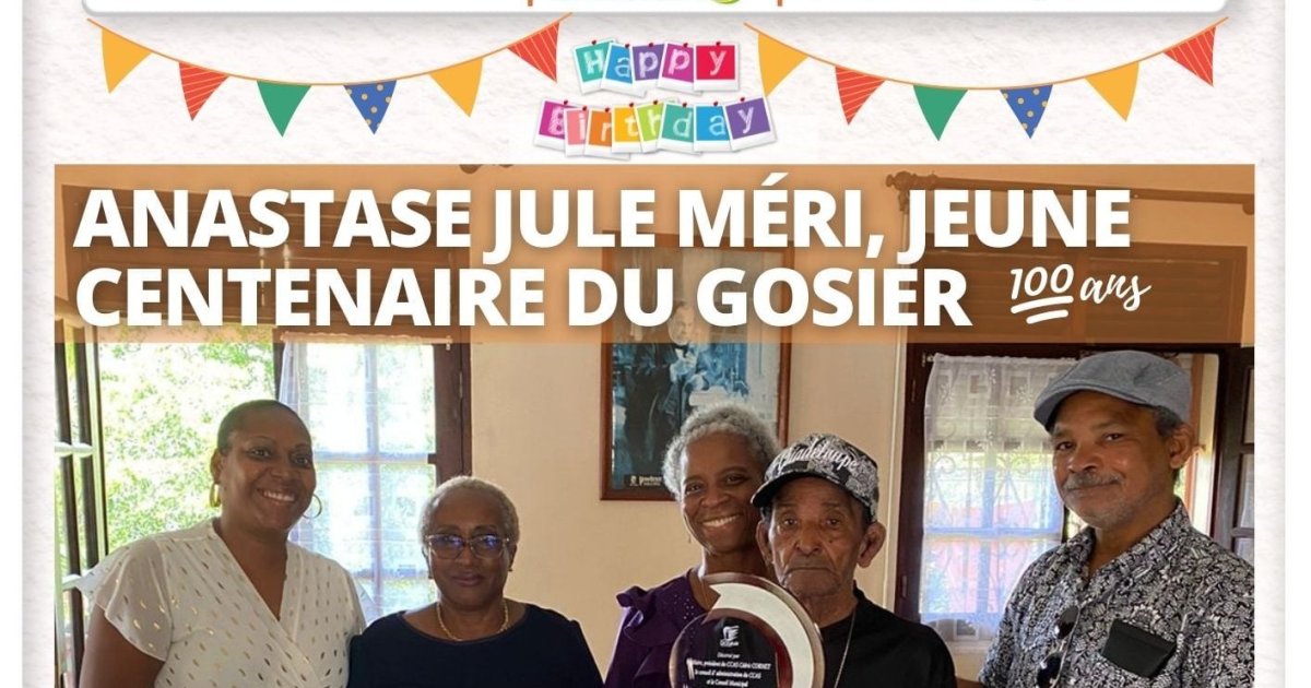Anastase Jule MÉRI, jeune centenaire du Gosier