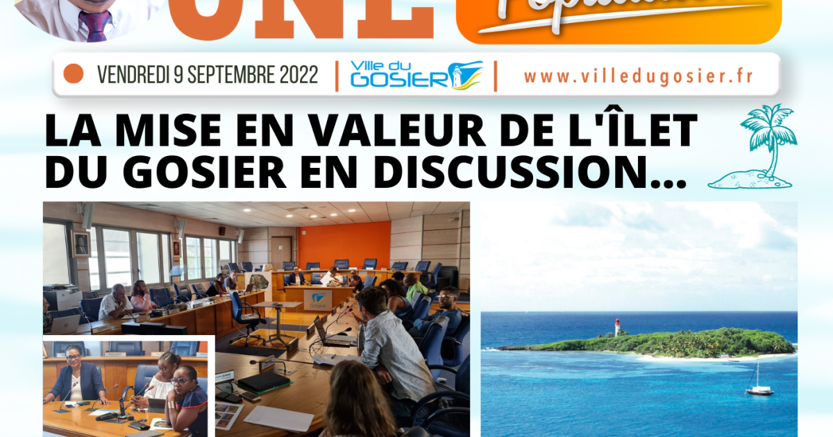 La mise en valeur de l'îlet du Gosier en discussion...