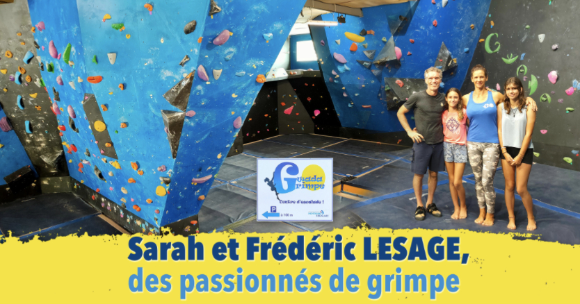 Sarah et Frédéric Lesage, des passionnés de grimpe